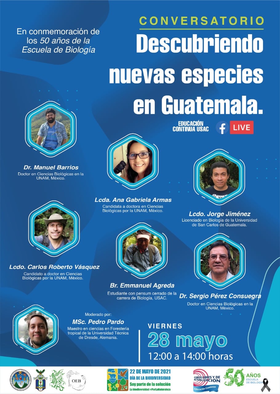 Conversatorio: Descubriendo nuevas especies en Guatemala